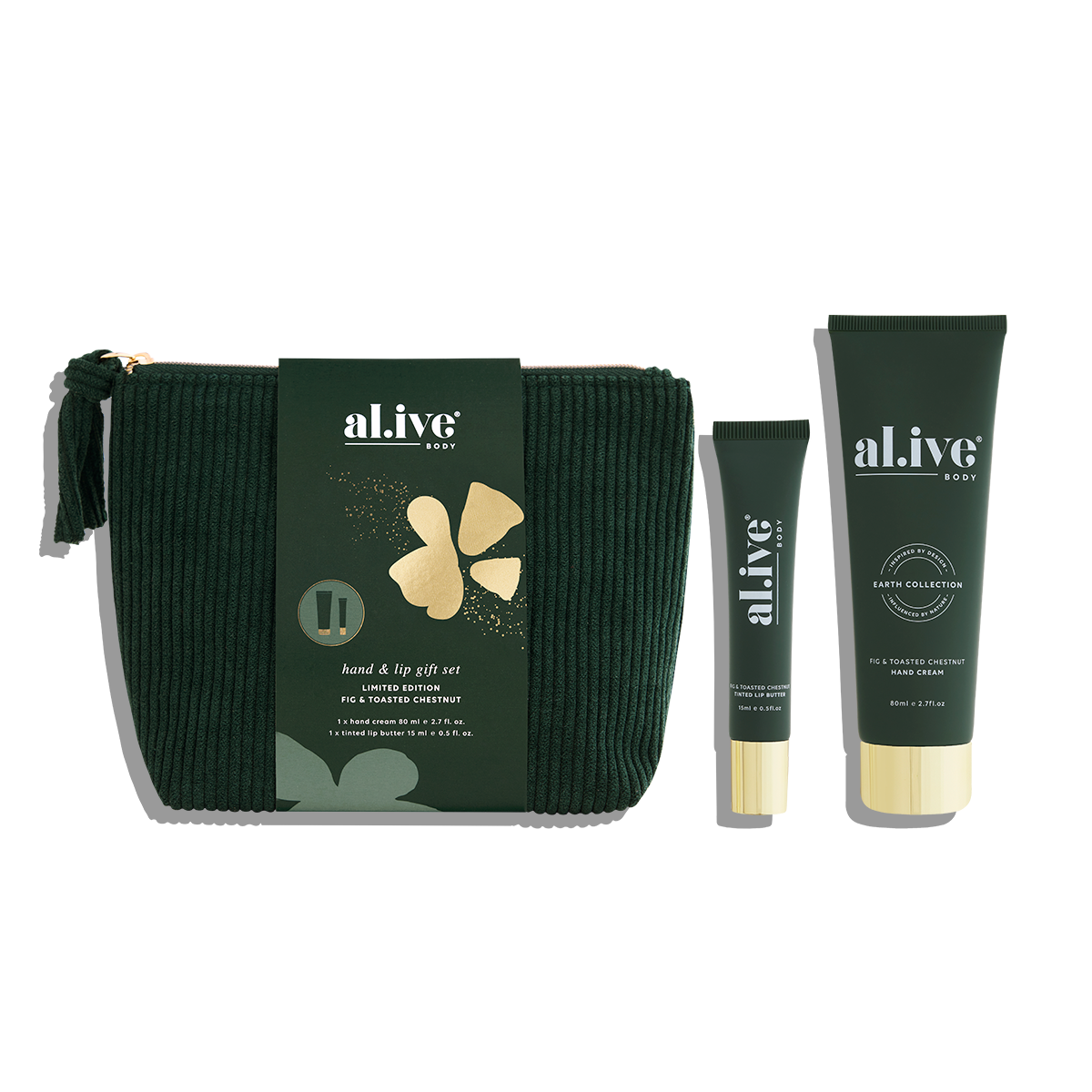 Al'ive Body Hand & Lip Gift Set - Fig & Toasted Chestnut – Lewis & Philp