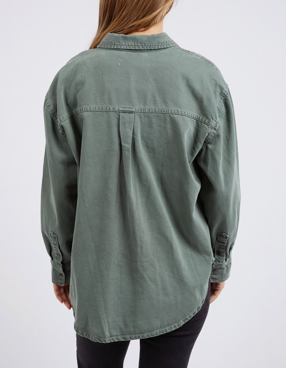 Foxwood Daisy Overshirt - Sage Green – Lewis & Philp