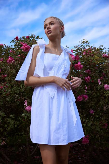 Pippa Mini Dress - White – Lewis & Philp